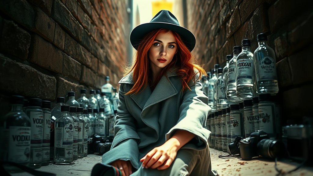 multiple tvs fantasy portrait dark landscape... | BasedLabs