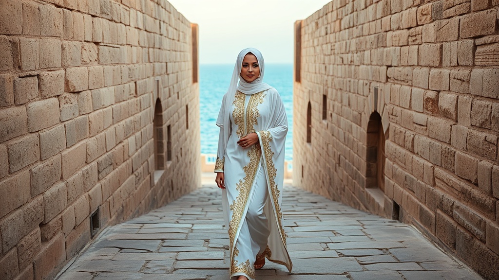 Portrait Unfolds Draped Artwork