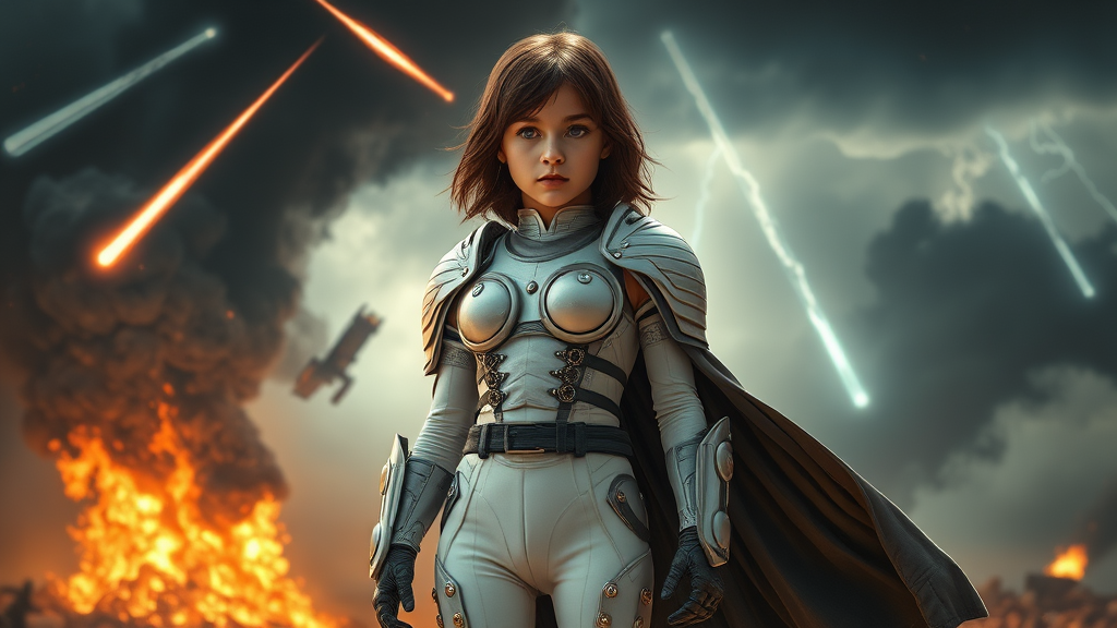 meteor shower sci fi AI Images | BasedLabs