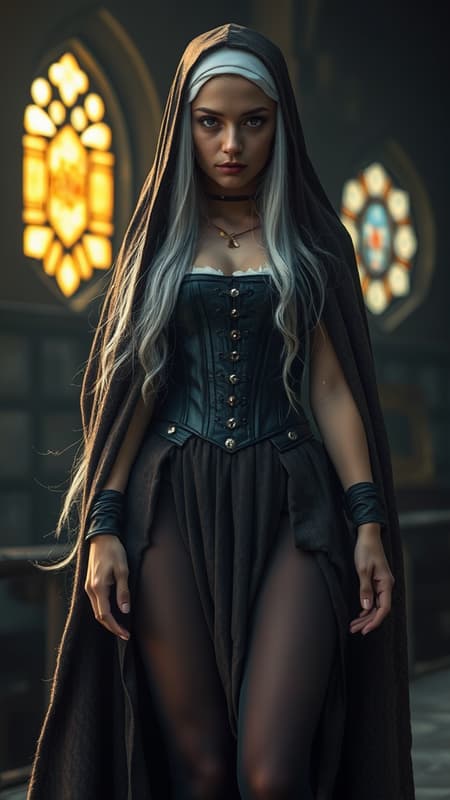 full body anime bright realistic sci fi... | BasedLabs