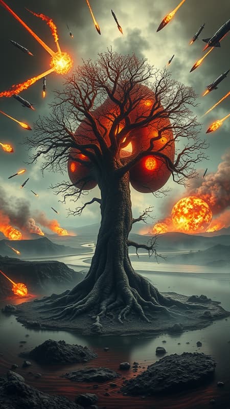 store dark realistic landscape AI Images | BasedLabs