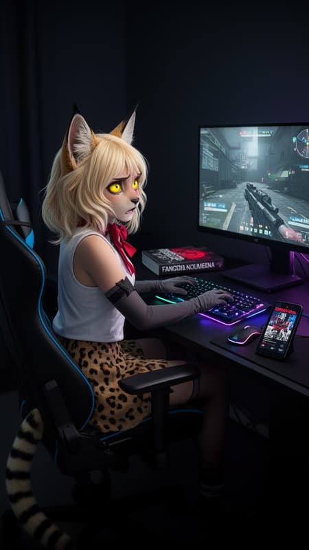 gaming logo bright anime landscape dark... | BasedLabs