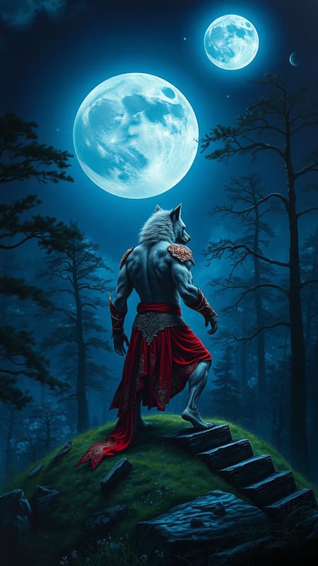 blue moon AI Images | BasedLabs