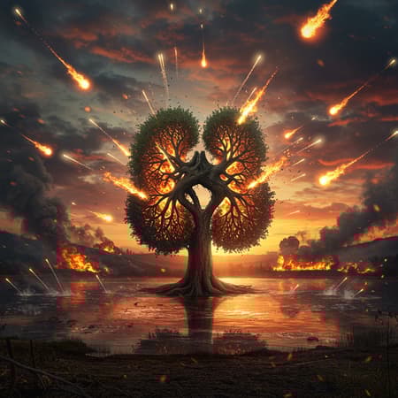 heat landscape bright bright cinematic... | BasedLabs