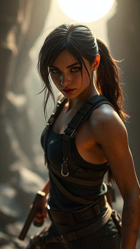 production portrait realistic bright AI Images | BasedLabs