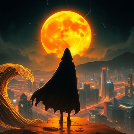 store dark realistic landscape bright dark... | BasedLabs